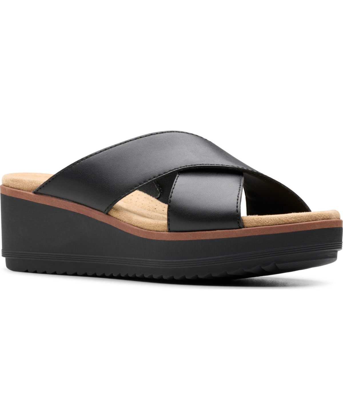 Click here for Clarks Collection Womens Wrenly Ivy Wedge Sandals... prices