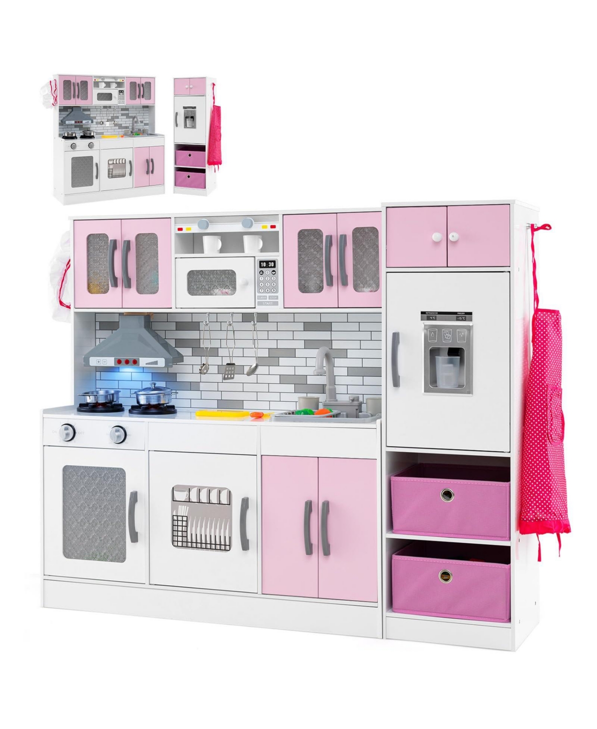 Click here for Wooden Kitchen Playset with Lights and Sounds for... prices