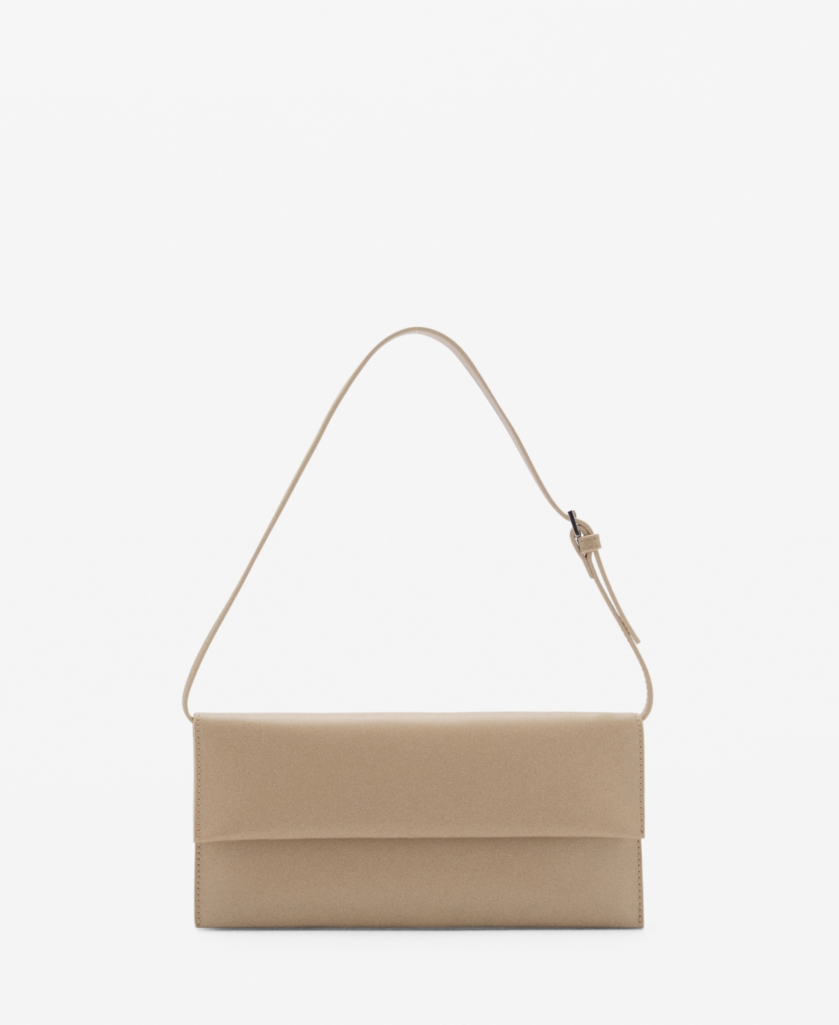 Click here for Mango Womens Strap Shoulder Bag - Medium Brown prices