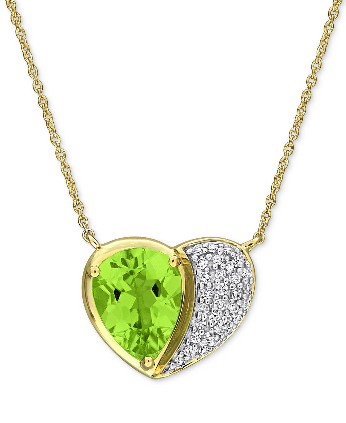 Click here for Peridot (1-5/8 ct. t.w.) & Diamond (1/6 ct. t.w.)... prices