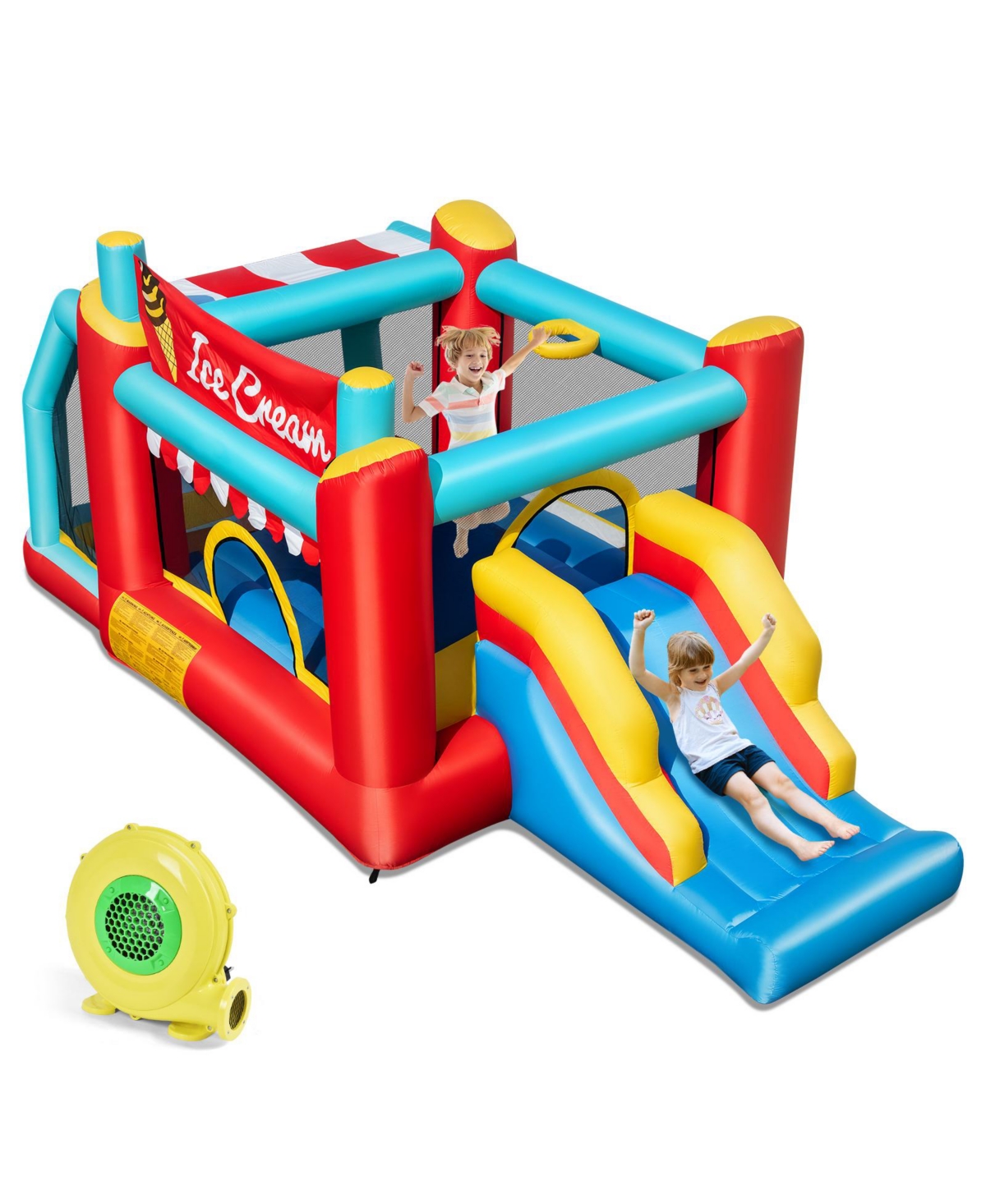 Click here for Gymax Inflatable Bounce House 5-in-1 Ice Cream Jum... prices