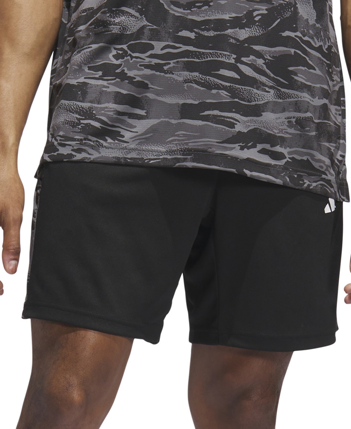 Click here for adidas Mens Regular-Fit Camouflage 7 Training Shor... prices