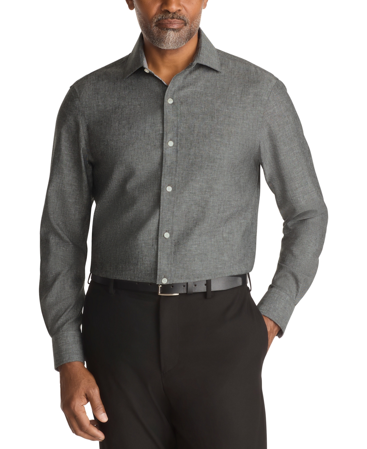 Click here for Tommy Hilfiger Mens Regular Fit Linen Dress Shirt... prices