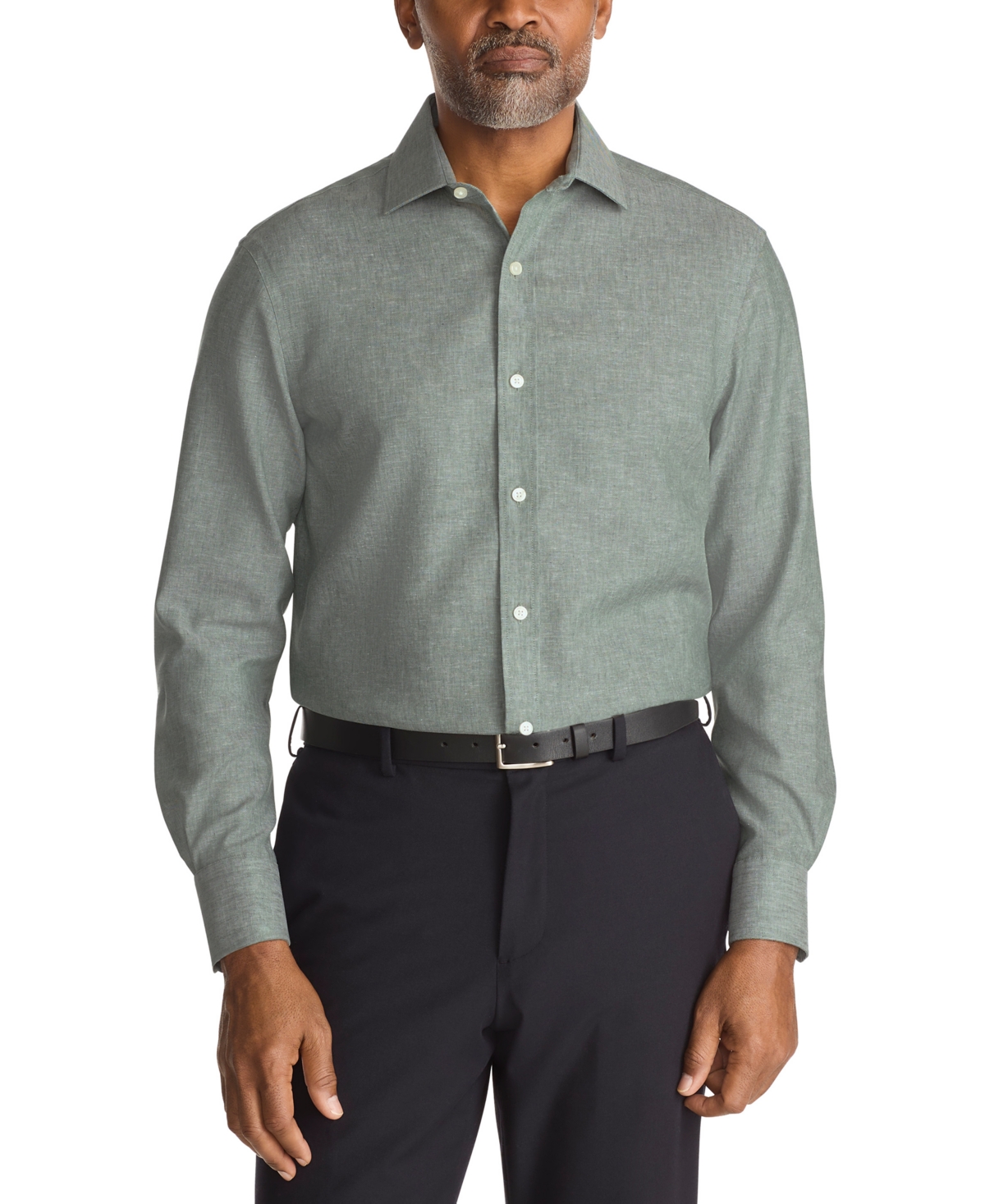 Click here for Tommy Hilfiger Mens Regular Fit Linen Dress Shirt... prices