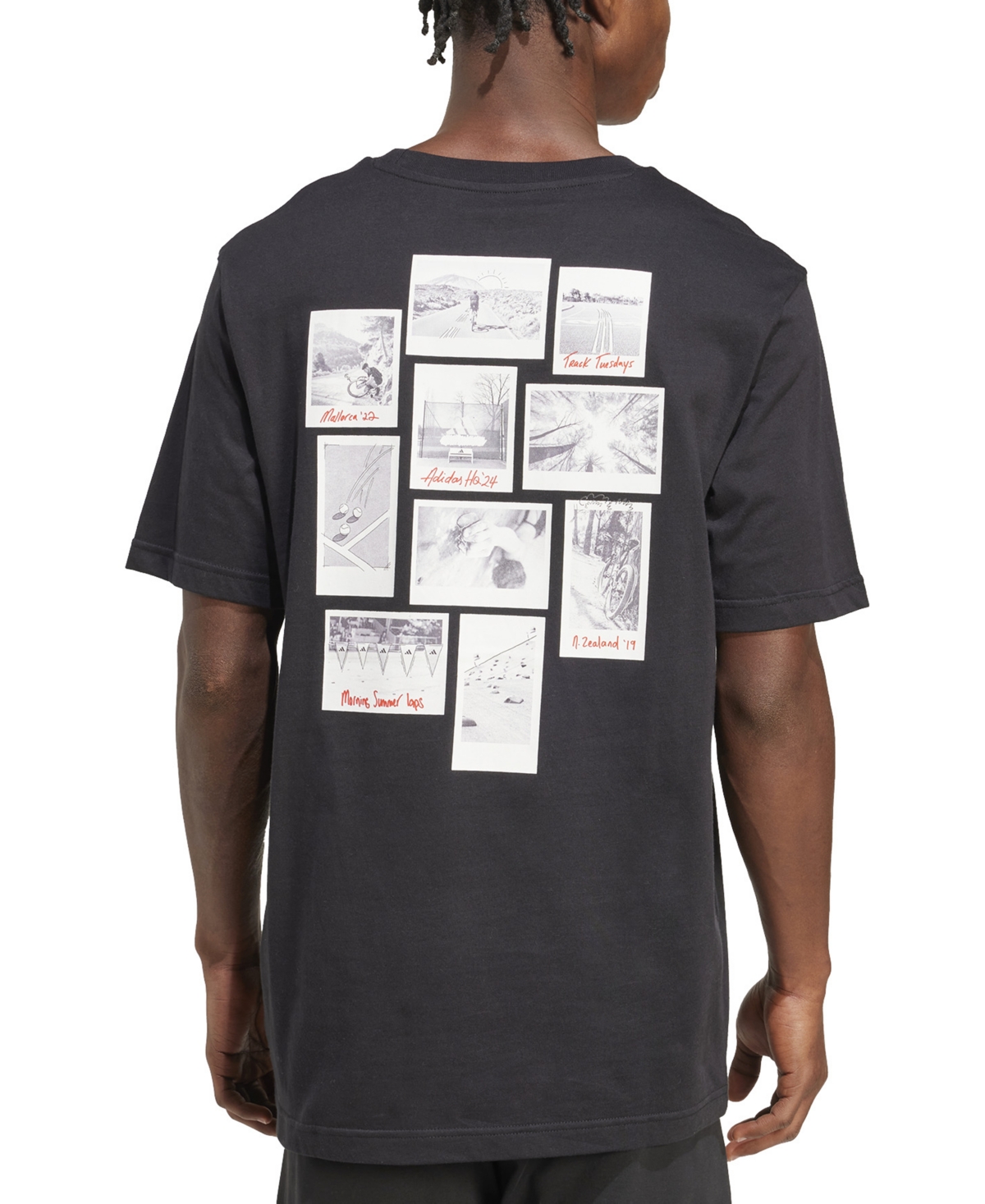 Click here for adidas Mens Gallery Photo Graphic T-Shirt - Black prices