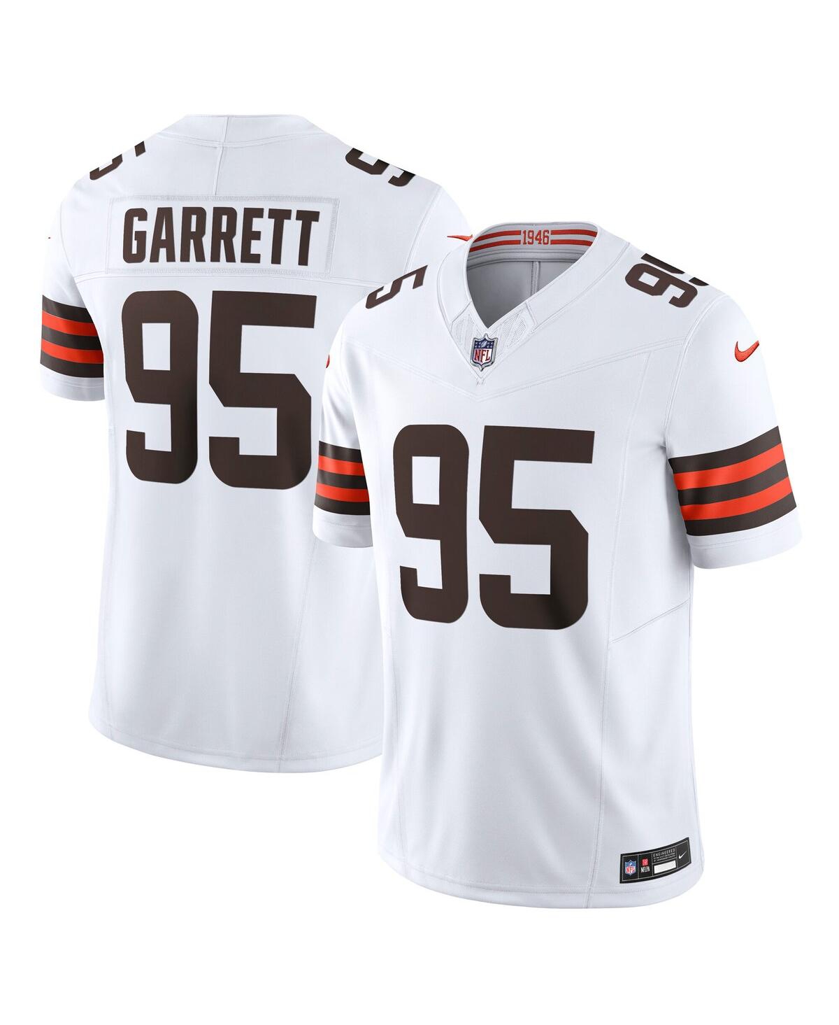 Click here for Nike Mens Myles Garrett White Cleveland Browns Vap... prices