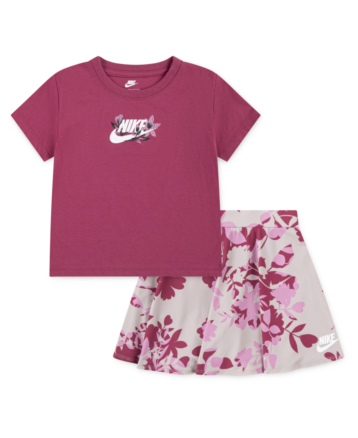 Click here for Nike Little Girls 2-Piece Printed Club T-Shirt and... prices