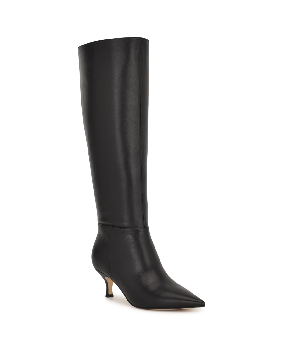 Click here for Nine West Womens Somas Tall Kitten Heel Boots - Bl... prices