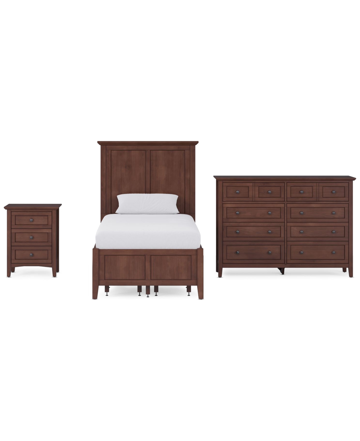Click here for Hedworth Twin 3-Pc. Set (Bed  Dresser & Nightstand... prices