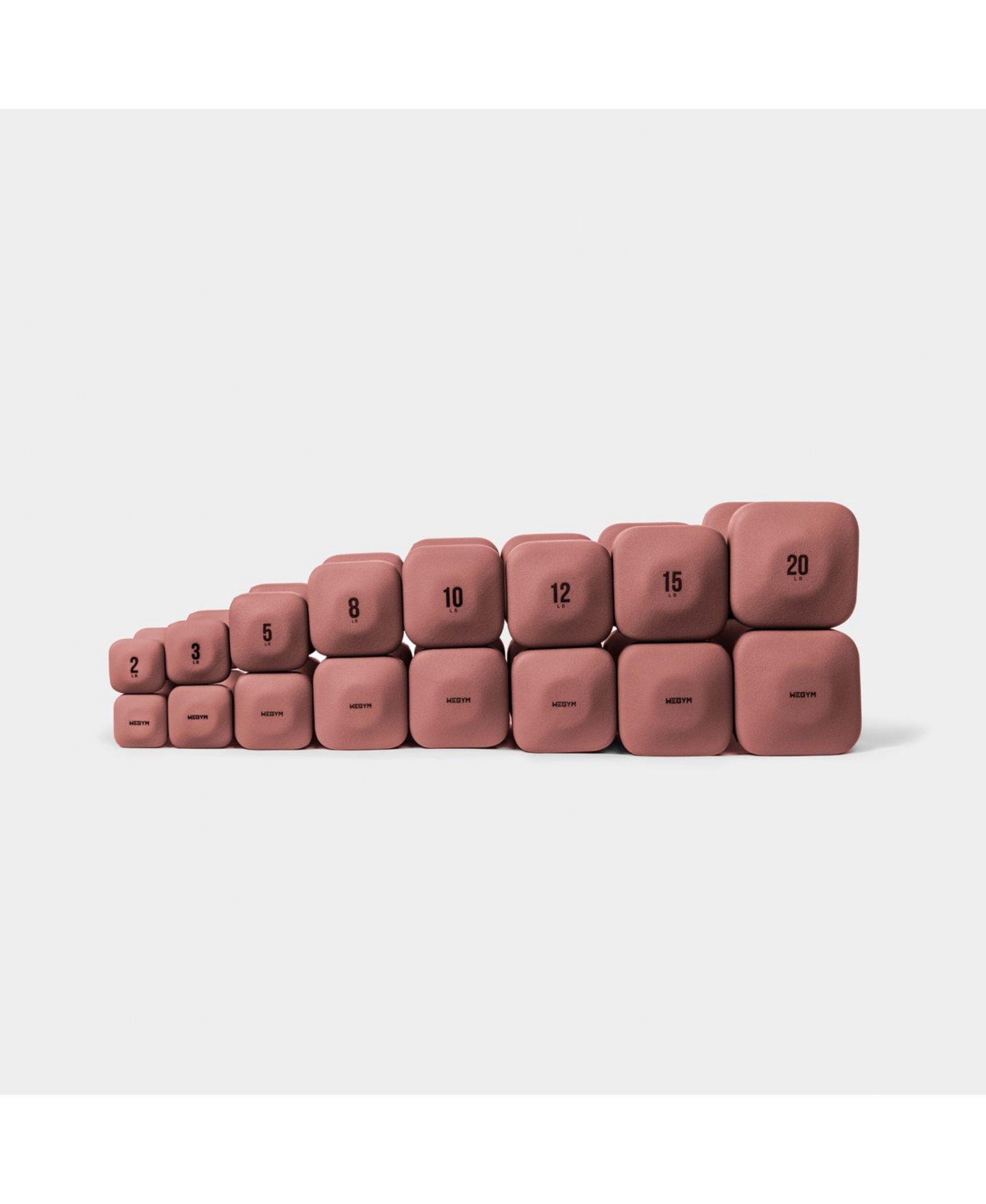 Click here for WeGym SafeGrip Dumbbells Full Set - 2 - 20 lbs - R... prices