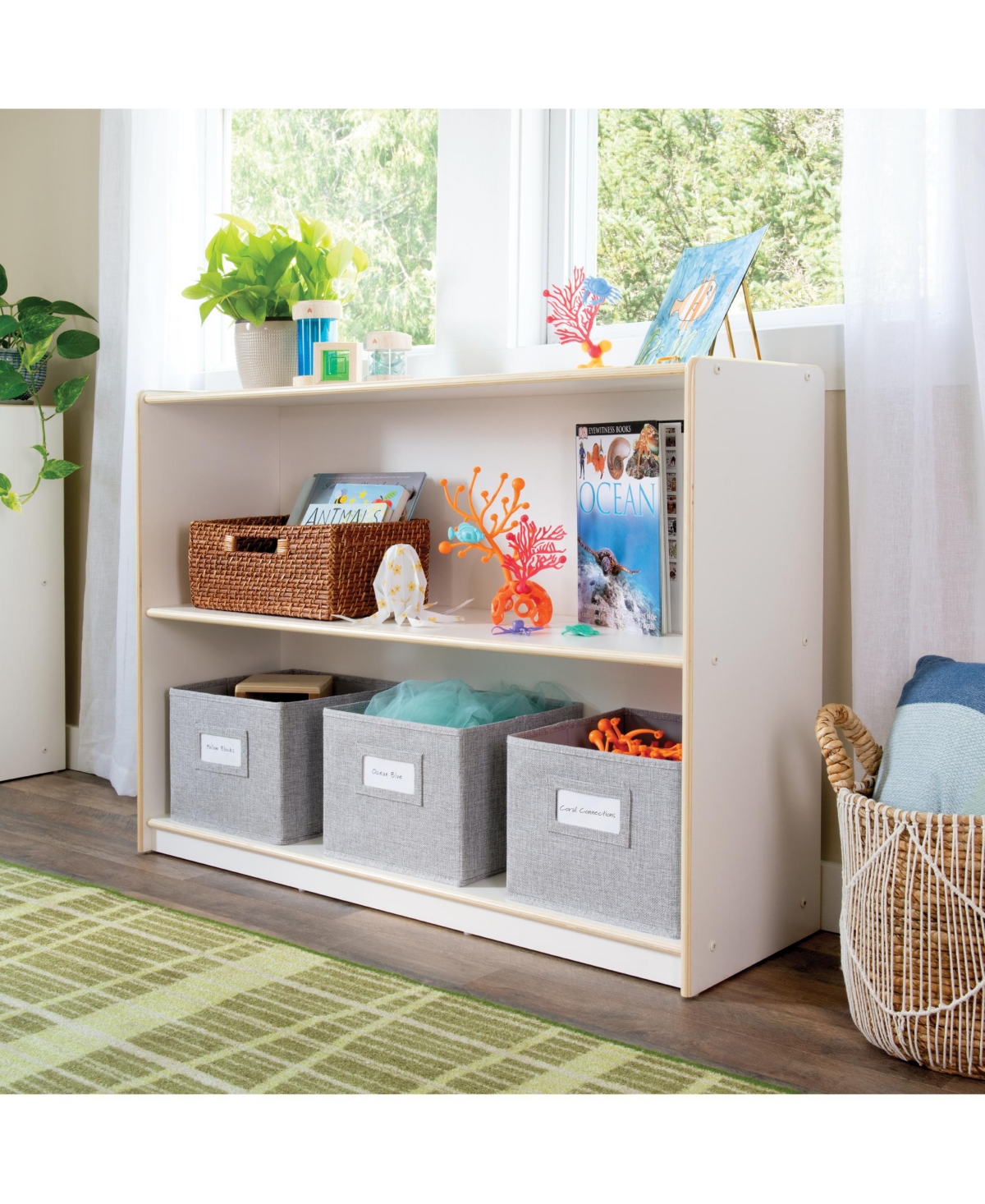Click here for Guidecraft EdQ 2-Shelf Open Storage 30 - White: Ki... prices