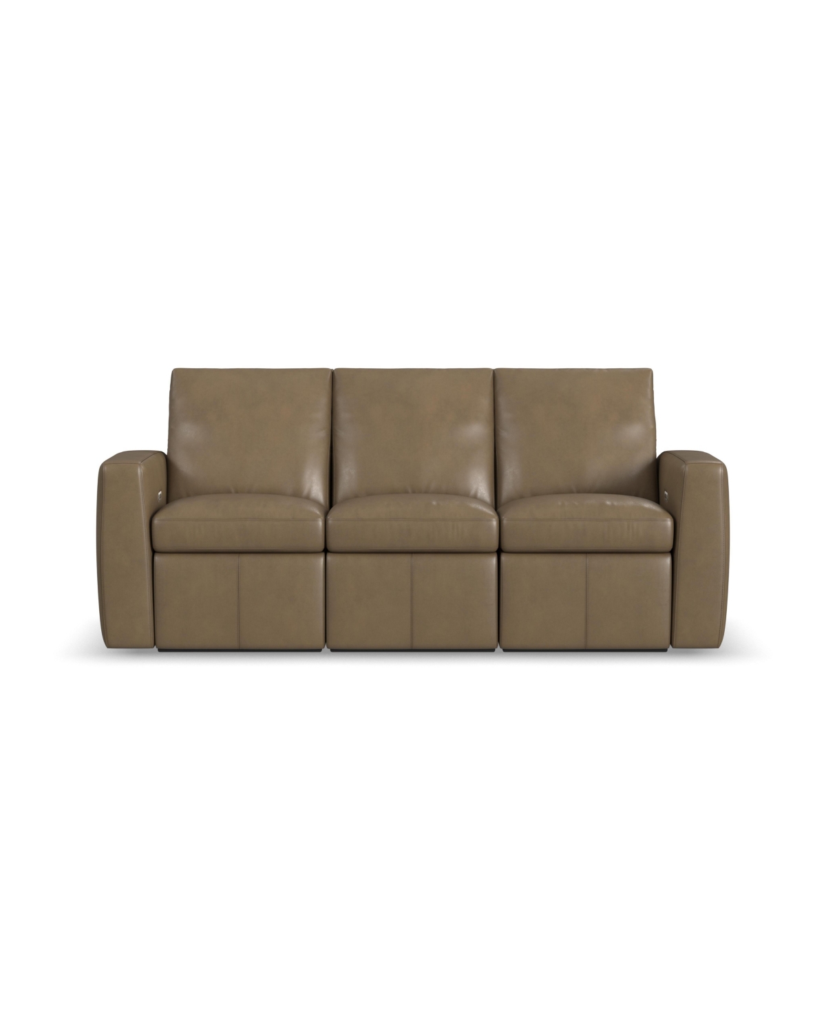 Click here for Flexsteel Aria 85 Fawn Leather Power Reclining Sof... prices