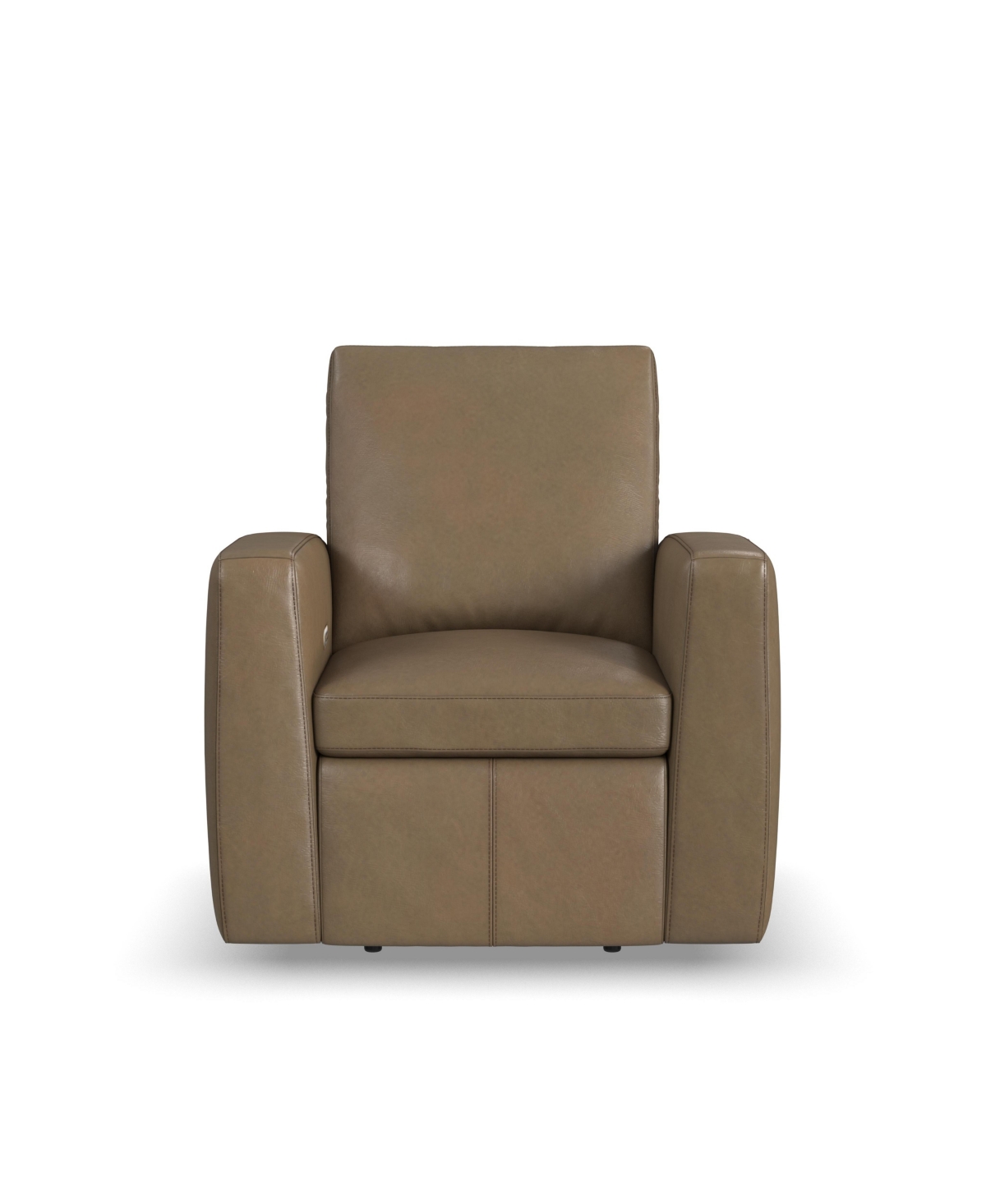 Click here for Flexsteel Aria 38 Fawn Leather Power Recliner - Fa... prices
