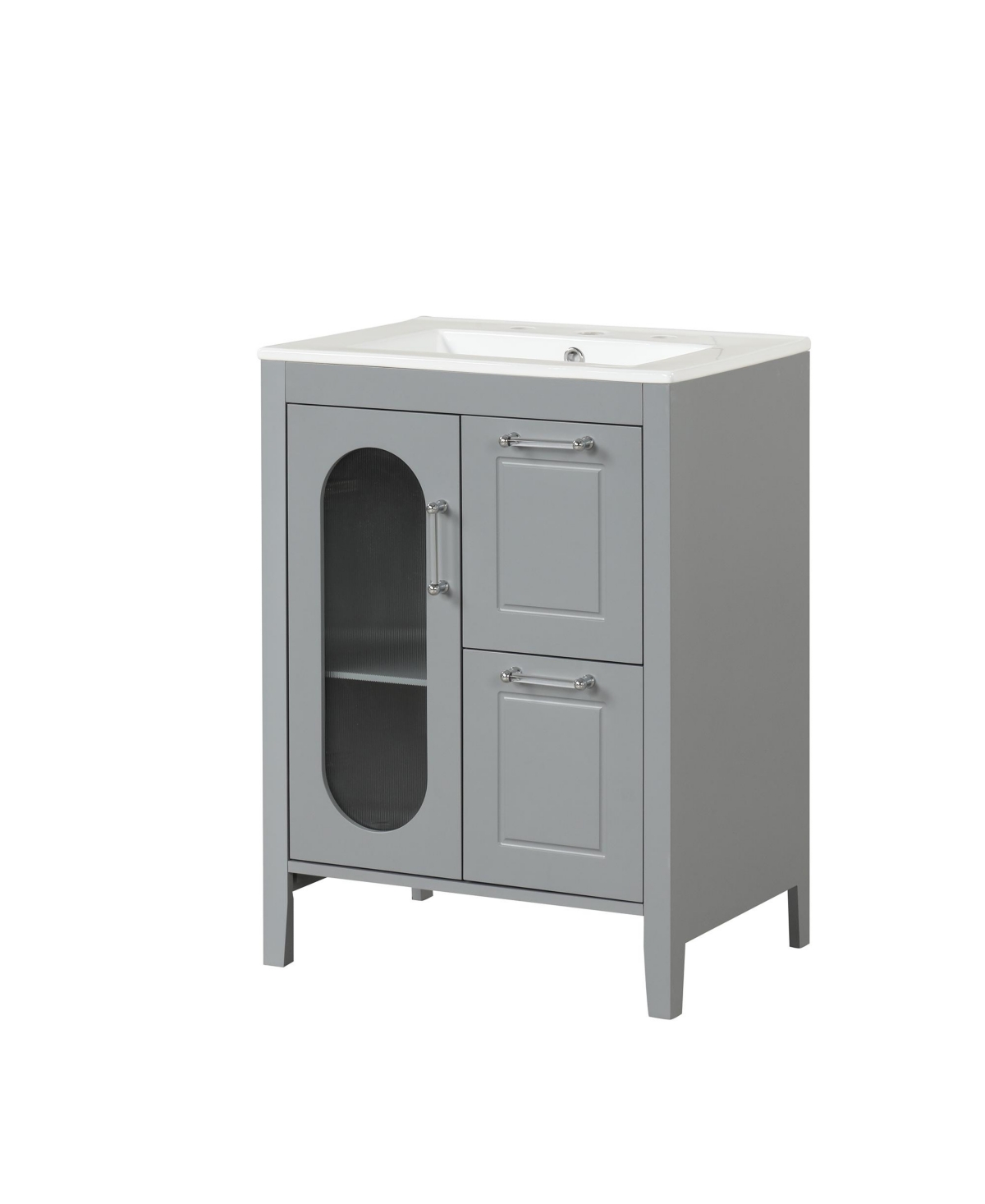 Click here for Casainc 24 Bathroom Vanity with Sink  2 Drawers an... prices