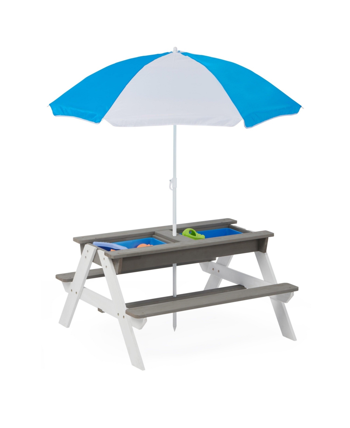 Click here for Flynama One 3-in-1 Kids Outdoor Wooden Picnic Tabl... prices