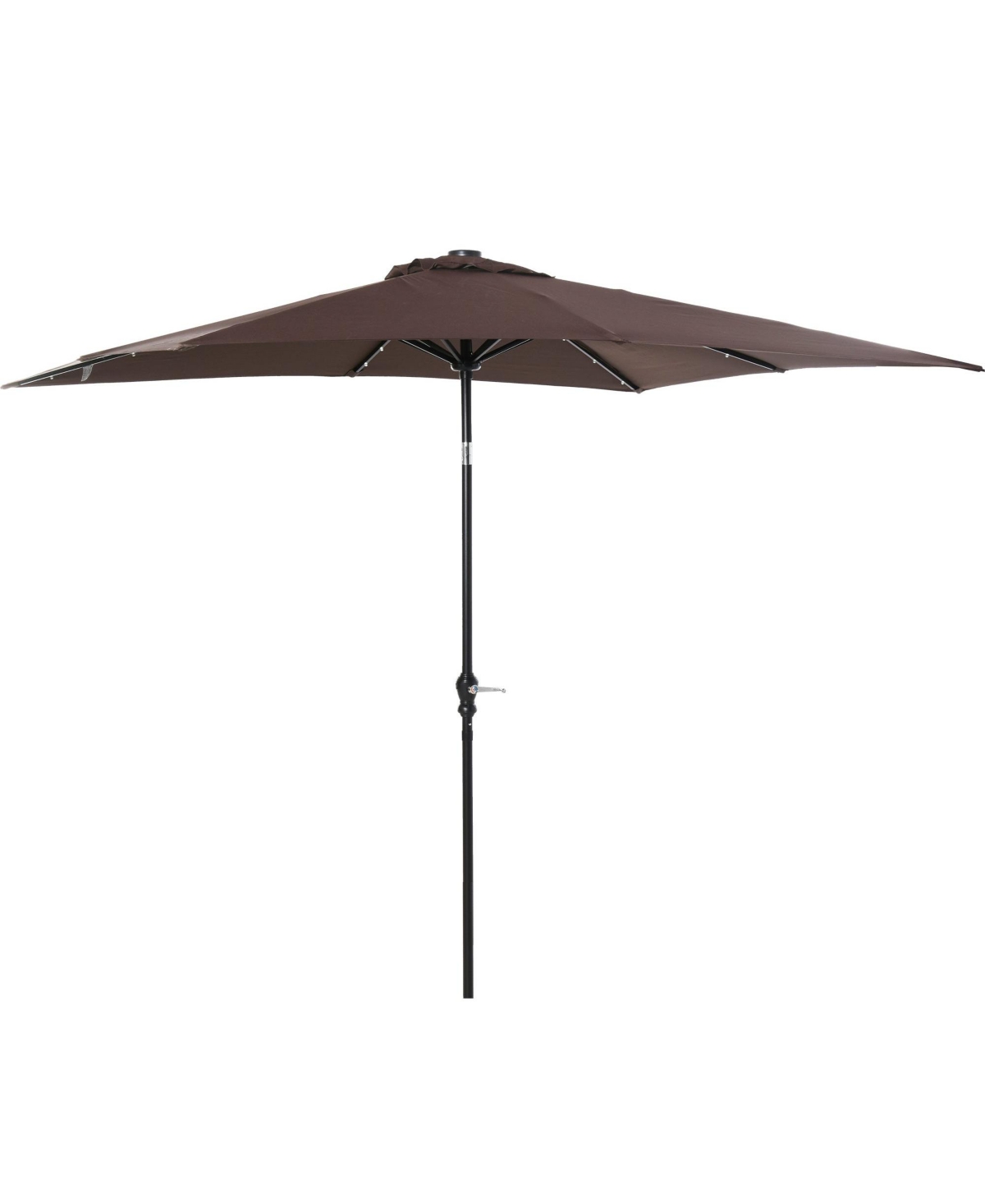 Click here for 9 Foot Solar Led Patio Umbrella with Tilt and Cran... prices