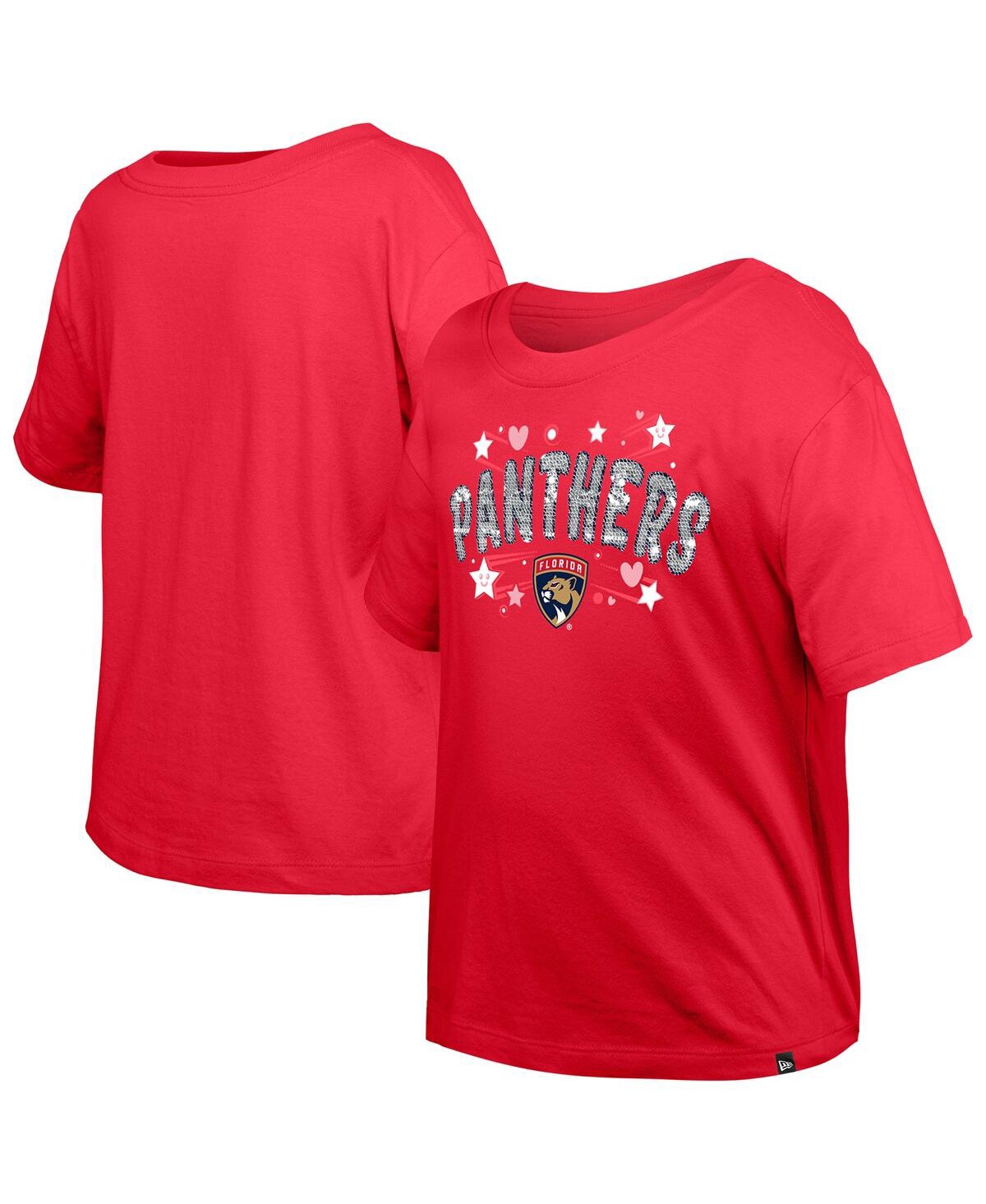 Click here for New Era Big Girls Red Florida Panthers Flip Sequin... prices