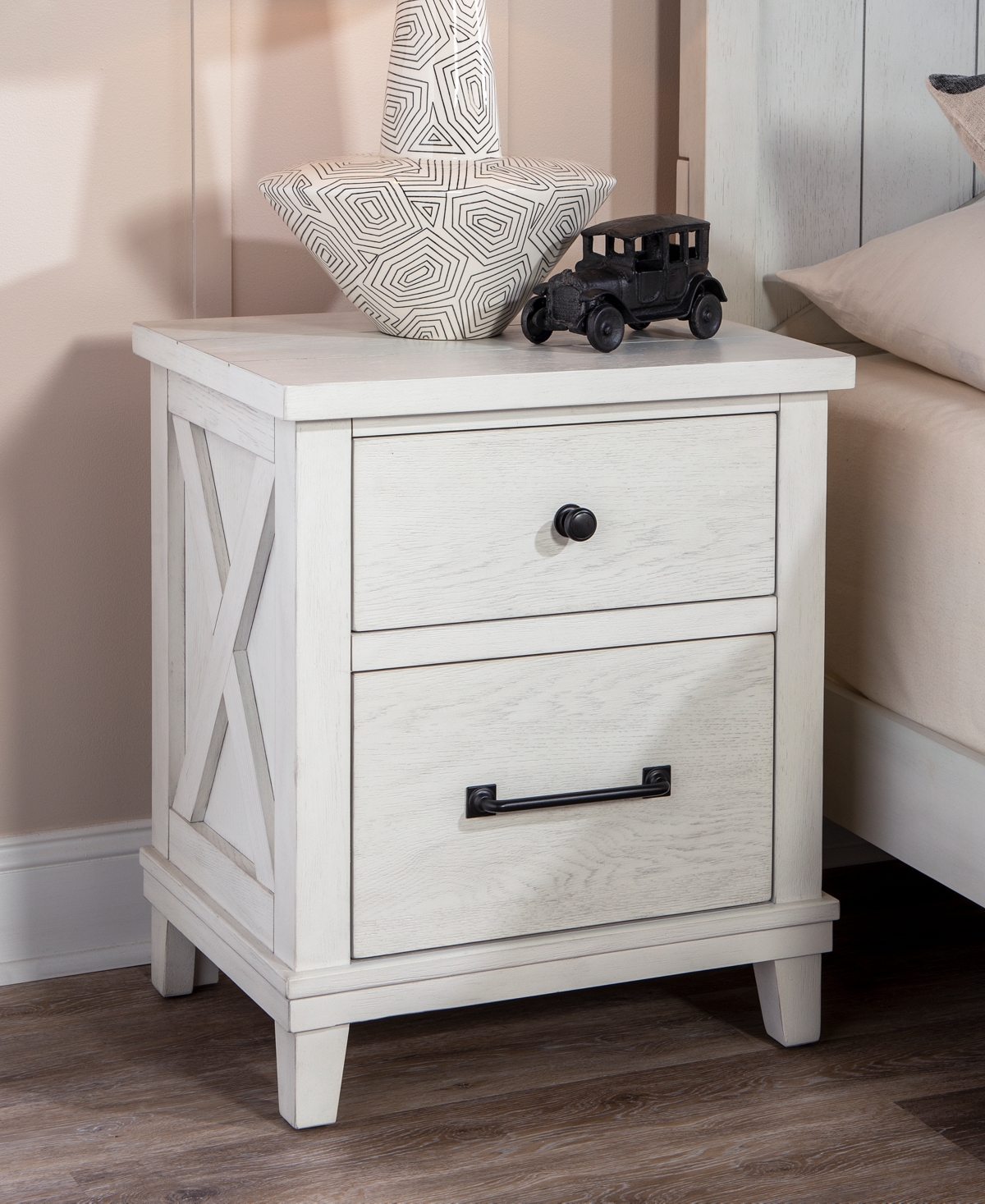 Click here for Kitt Nightstand - White prices