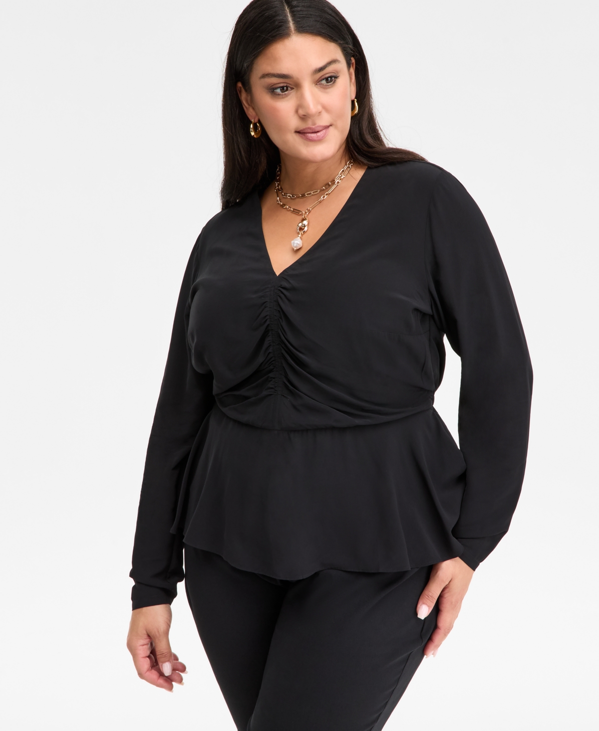 Click here for I.n.c. International Concepts Plus Size Long-Sleev... prices