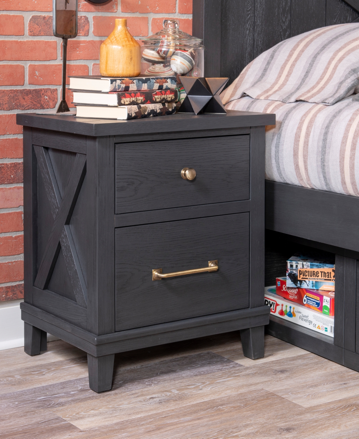 Click here for Kitt Nightstand - Black prices