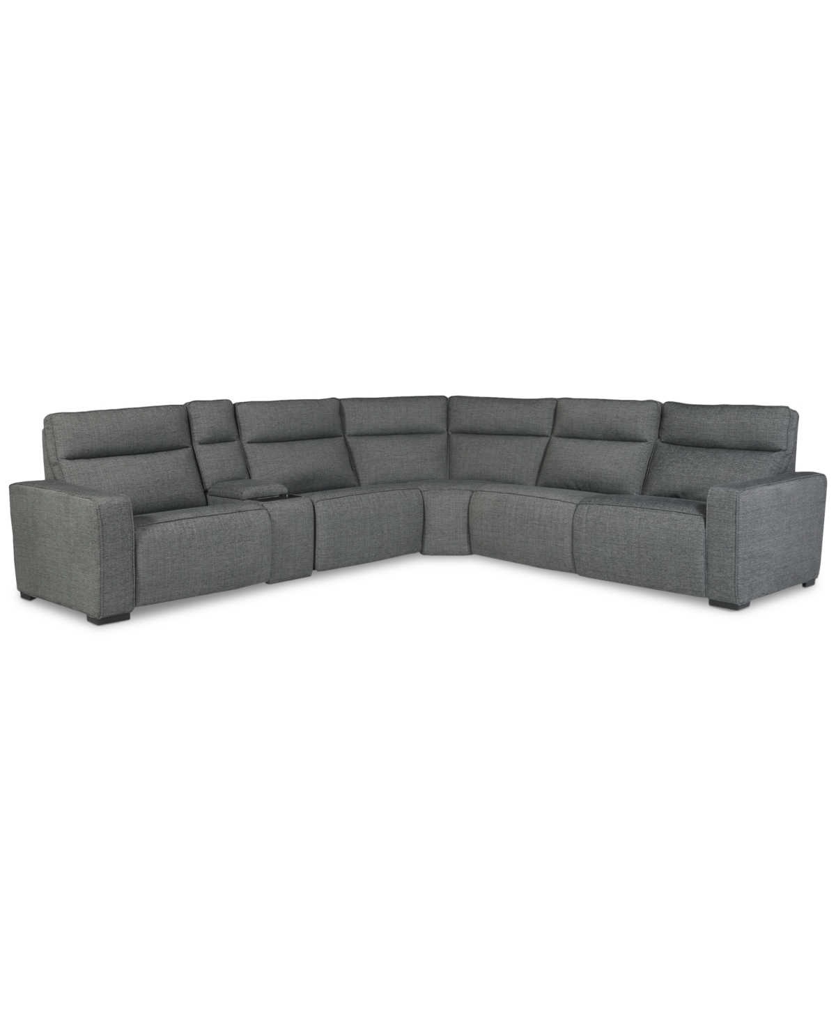 Click here for Miren 6-Pc. Fabric Sectional with 3 Power Headrest... prices