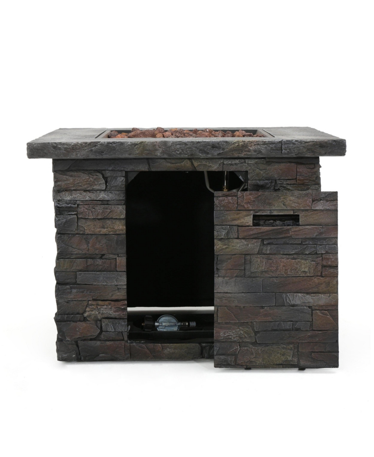 Click here for Flynama 35" Square Mgo Fire Pit - 40000 Btu.... prices