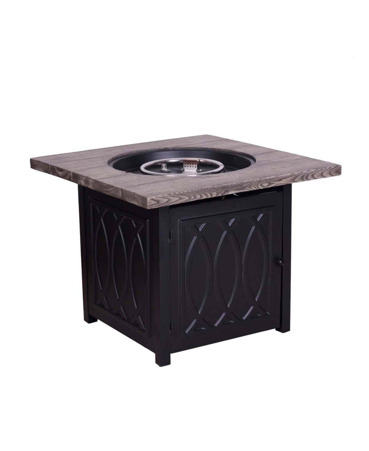 Click here for Faux Woodgrain Table top And Steel Base Propane Ou... prices