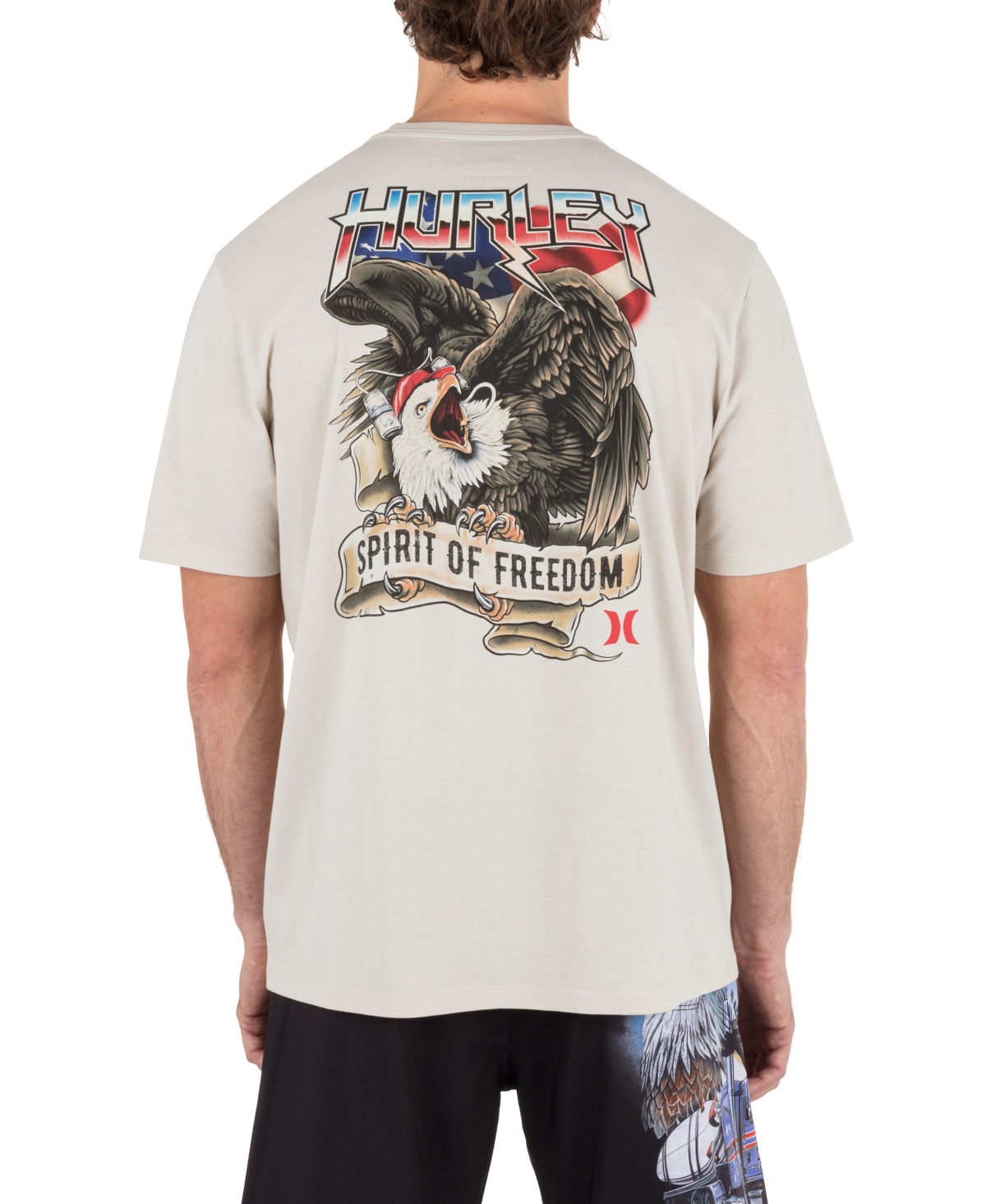 Click here for Hurley Mens Spirit Of Freedom Short Sleeve T-Shirt... prices