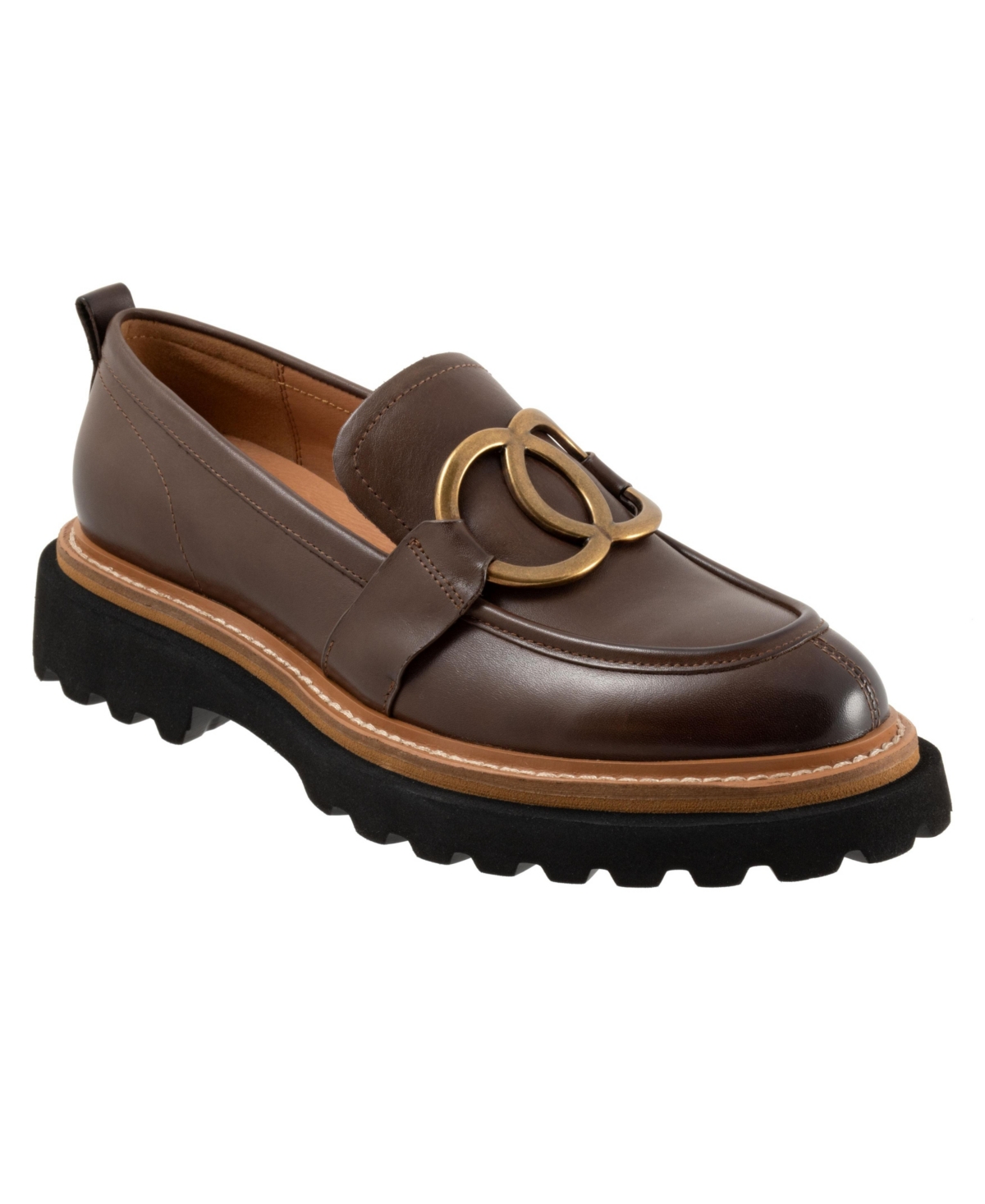 Click here for Eos Footwear Abbi Flat - Chesnut prices