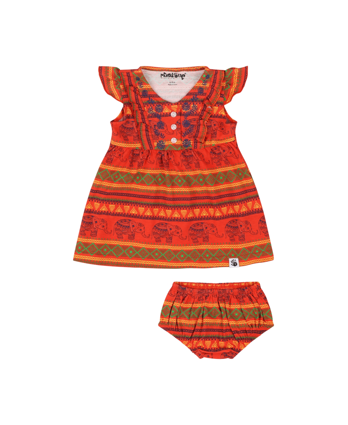 Click here for Mixed Up Clothing Baby Girls Vestito Dress Set - J... prices