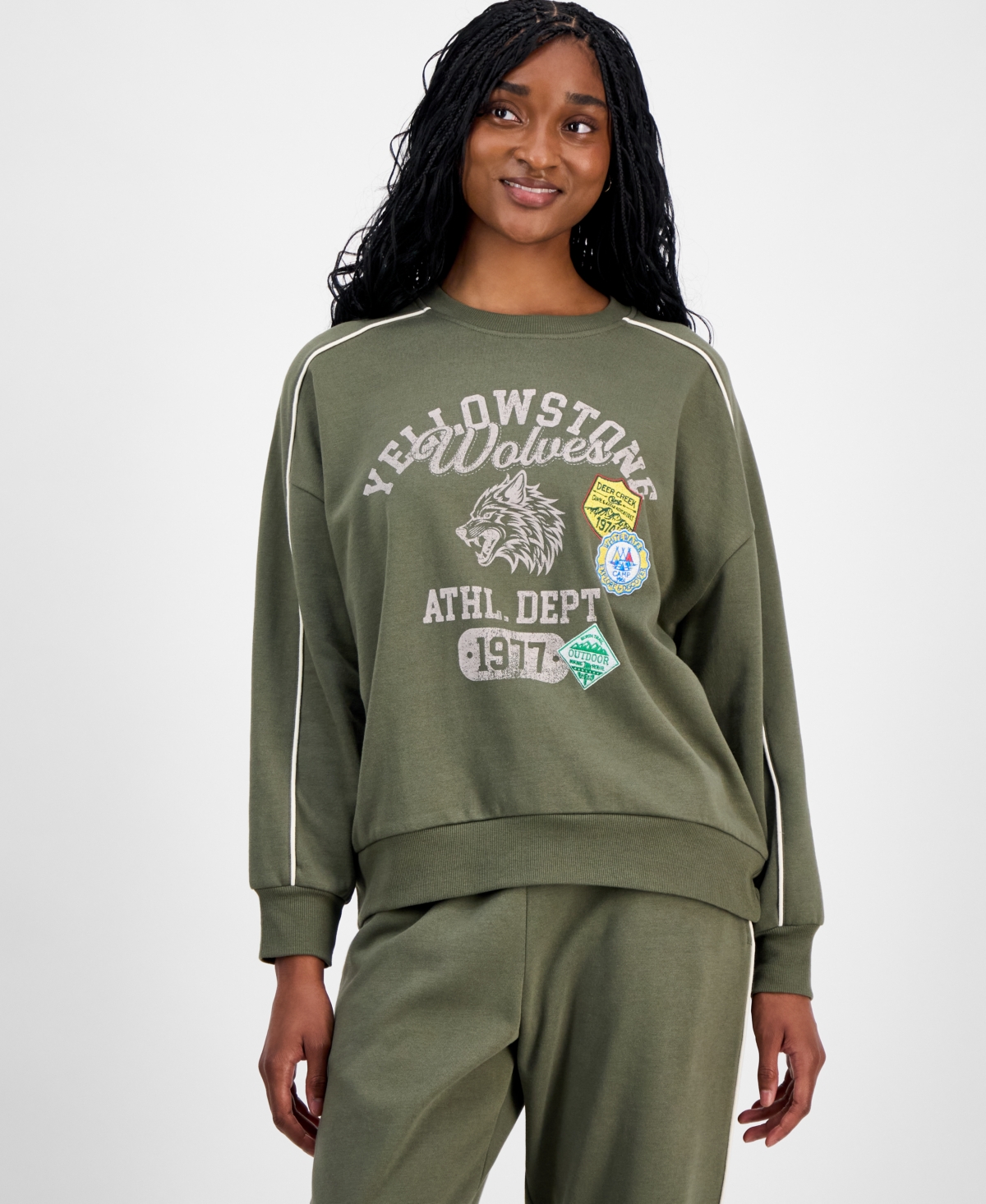 Click here for Rebellious One Juniors Yellowstone Crewneck Sweats... prices