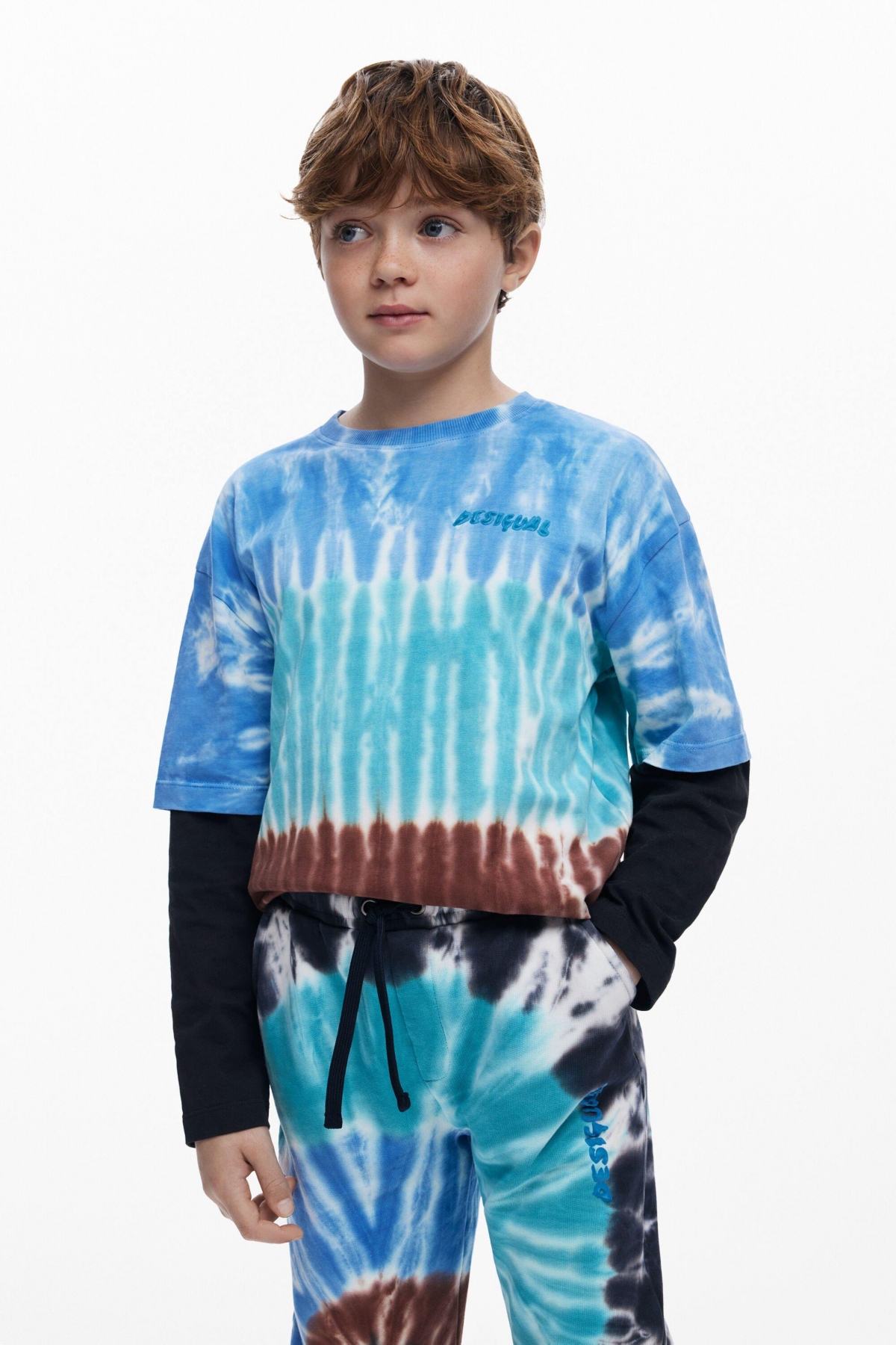 Click here for Desigual Boyss Tie-Dye Jogger Pants - Black prices