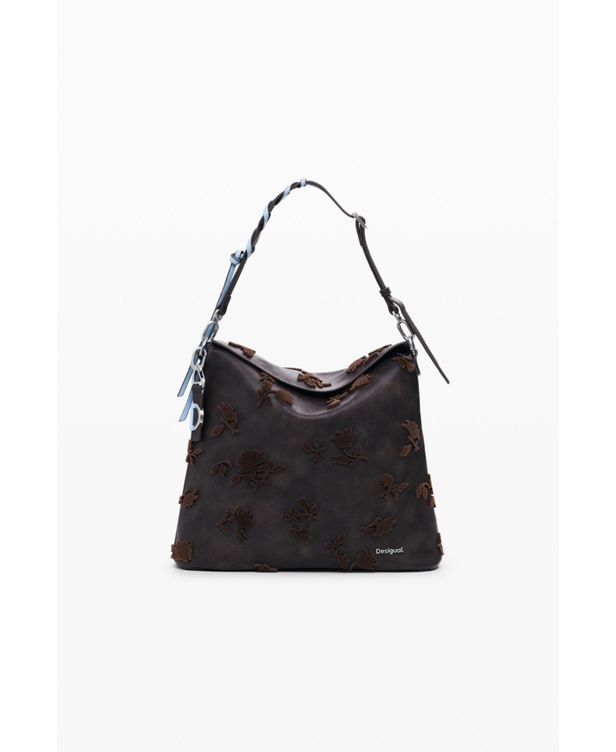 Click here for Desigual Womens Large convertible flocked backpack... prices