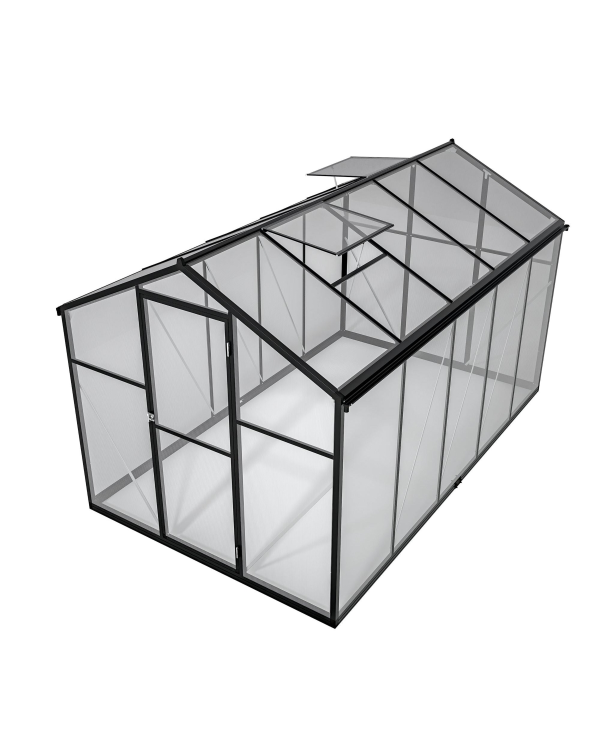 Click here for Mondawe 6x12 Thick Polycarbonate Greenhouse with D... prices