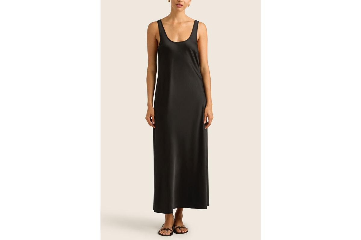 Click here for Hope And May Womens Tallon Slip Maxi Dress - Ink prices