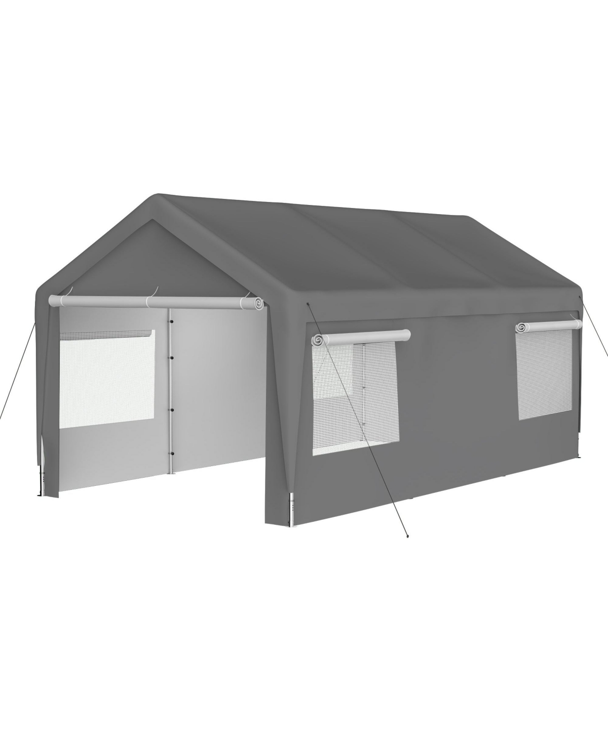 Click here for Mondawe 10x20FT Heavy Duty Carport Canopy - Galvan... prices