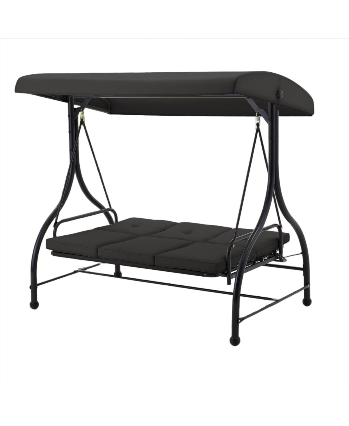 Click here for Boyel Living 3-Person Metal Patio Swing Outdoor Po... prices