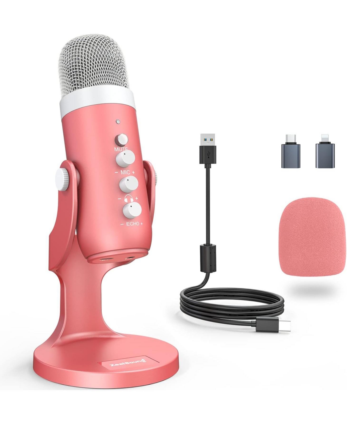 Click here for ZealSound Pink Usb Gaming Mic  Quick Mute for Phon... prices