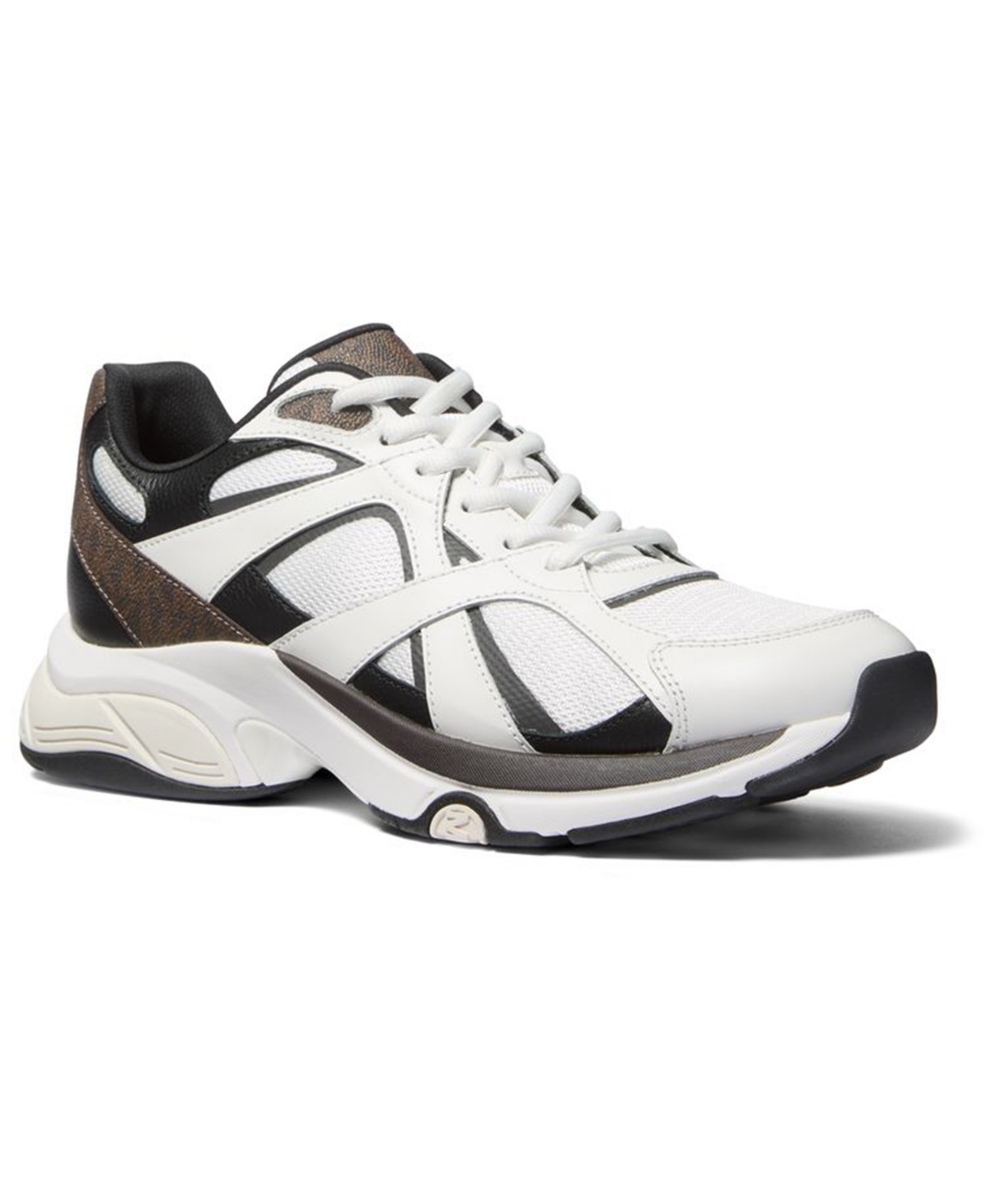 Click here for Michael Kors Mens Leo Suede Mixed-Media Trainers -... prices