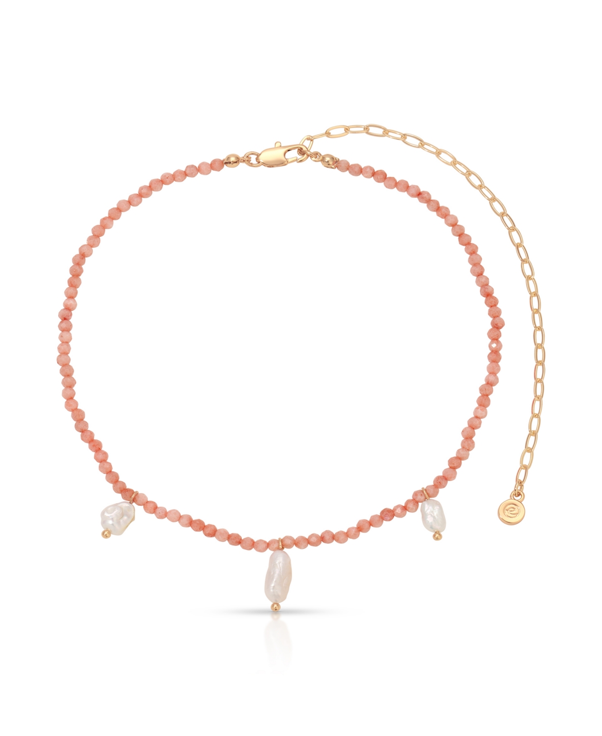 Click here for Ettika Ibiza Beaded Choker Necklace - Orange prices