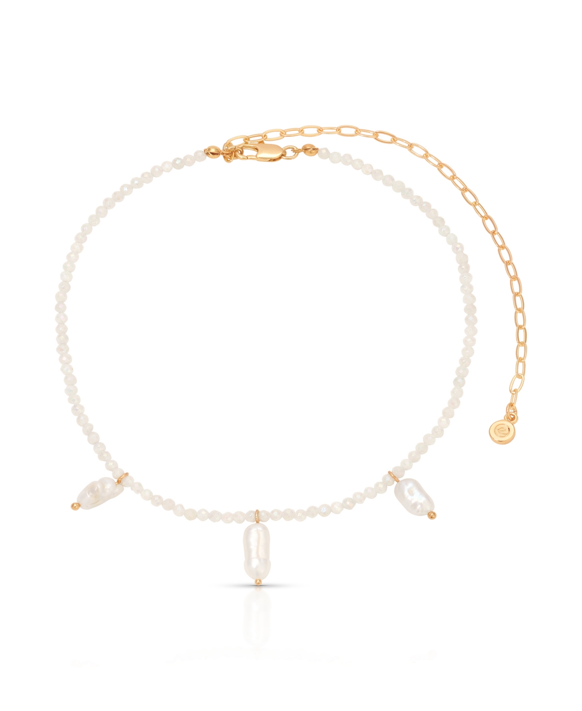 Click here for Ettika Ibiza Beaded Choker Necklace - Silver prices