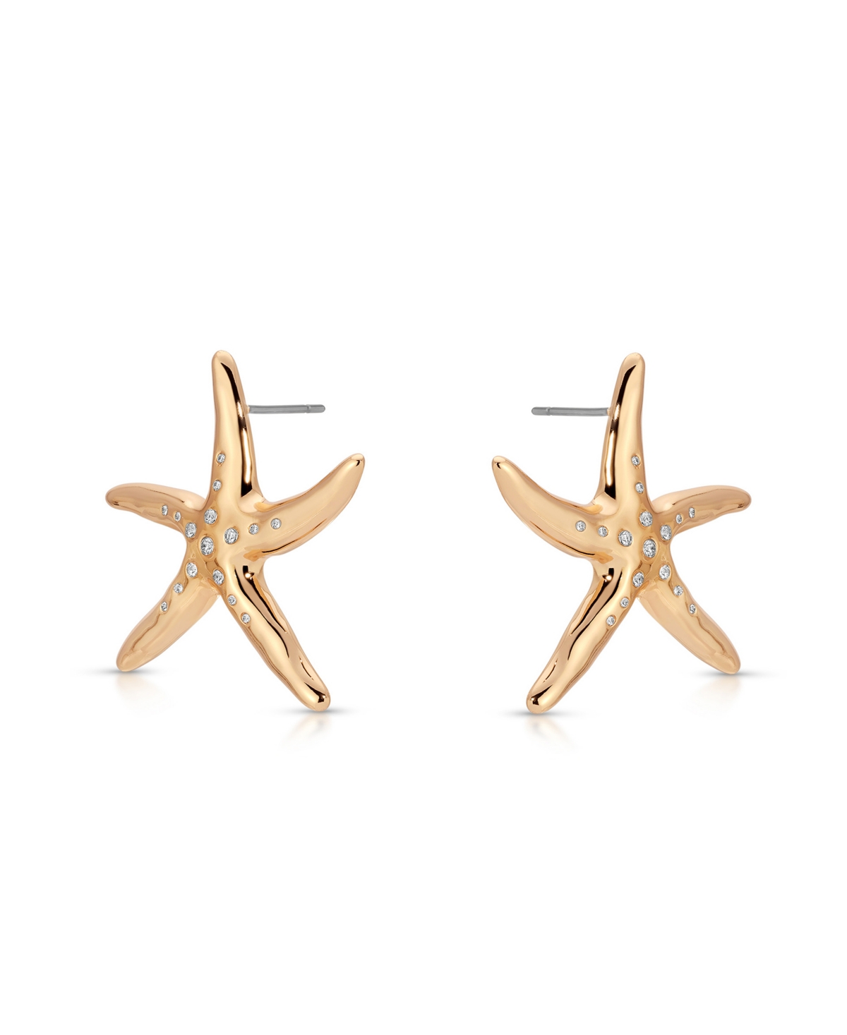 Click here for Ettika Starfish Luxe Statement Earrings - Gold prices