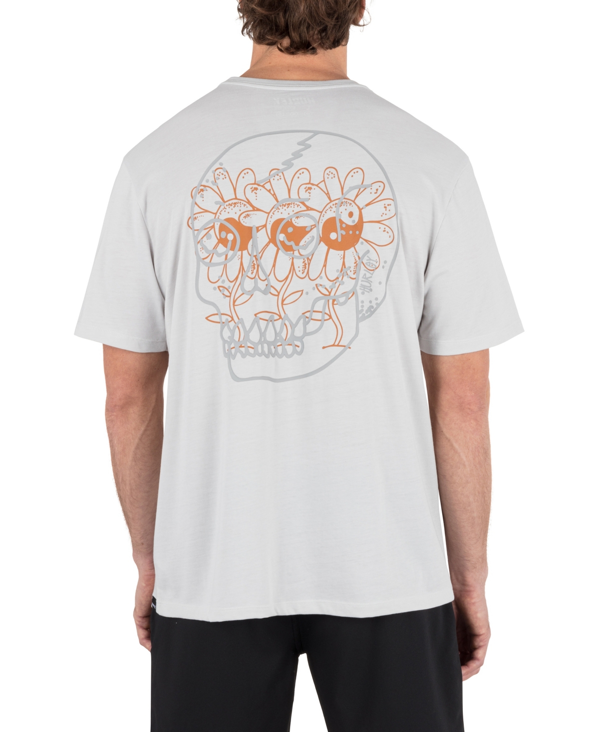 Click here for Hurley Mens Skulls And Flowers Short Sleeve T-Shir... prices