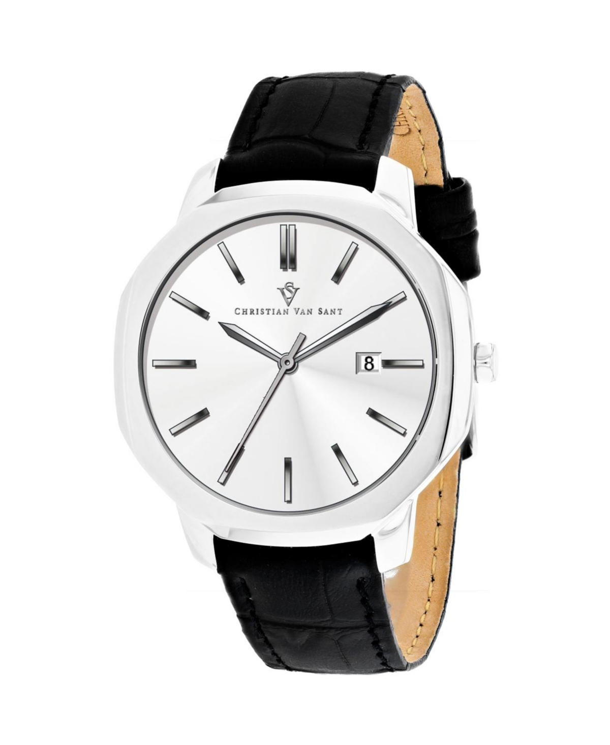 Click here for Christian Van Sant Mens Octavius Slim Silver Dial... prices