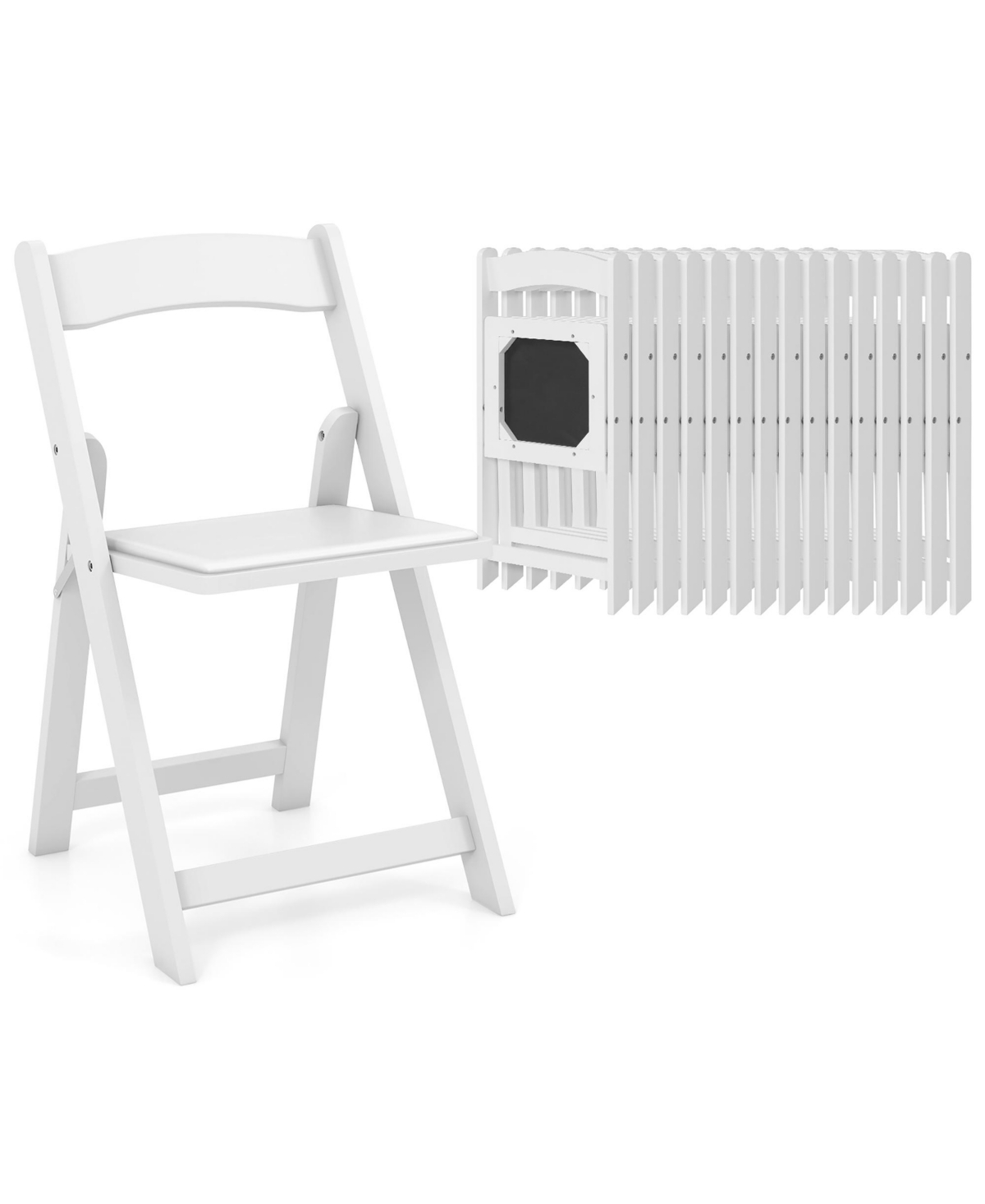 Click here for Gymax Set of 16 Dining Chairs w/ Rubber Wood Legs... prices