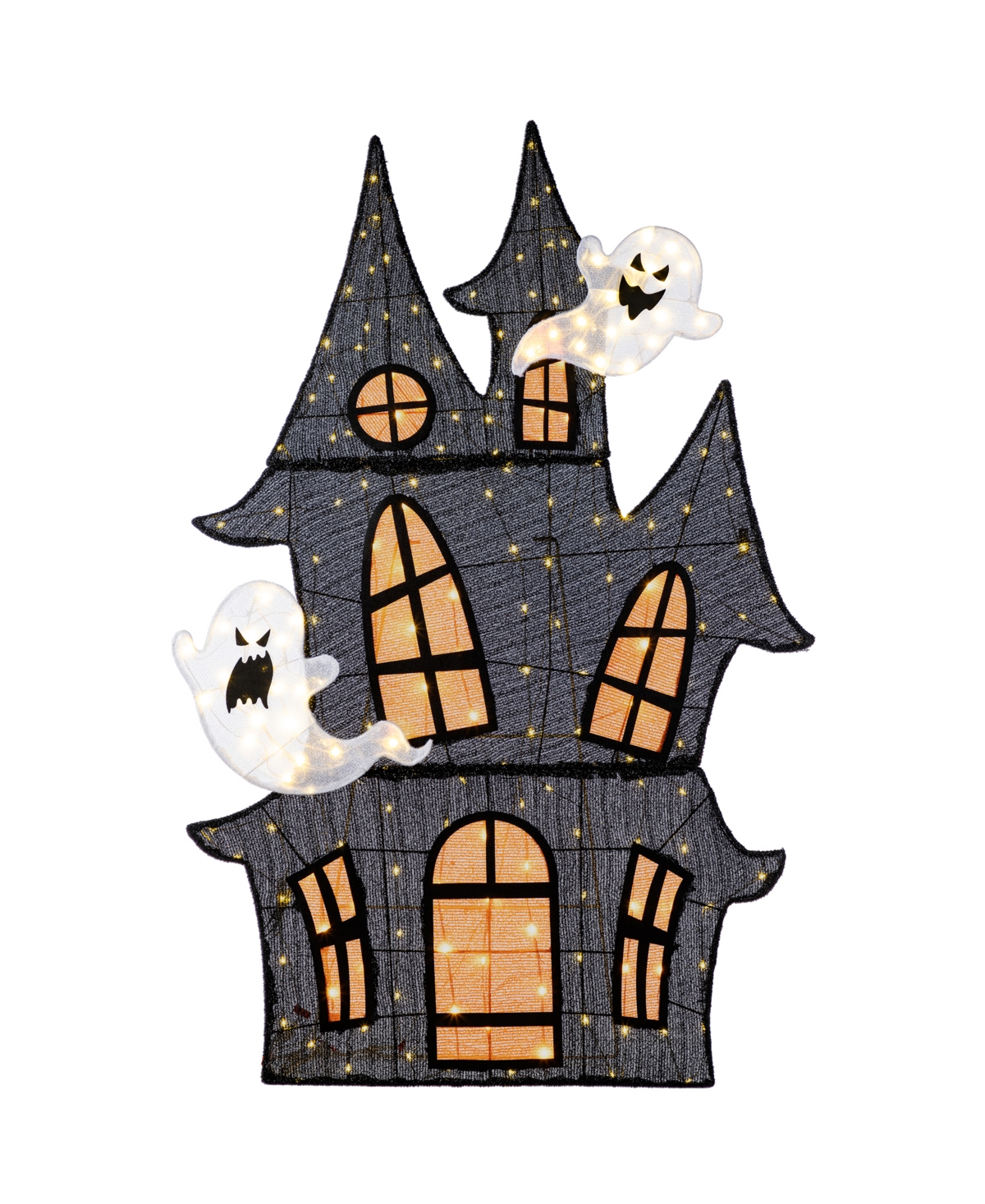 Click here for Glitzhome 61.75 Lighted Halloween Haunted House Ou... prices