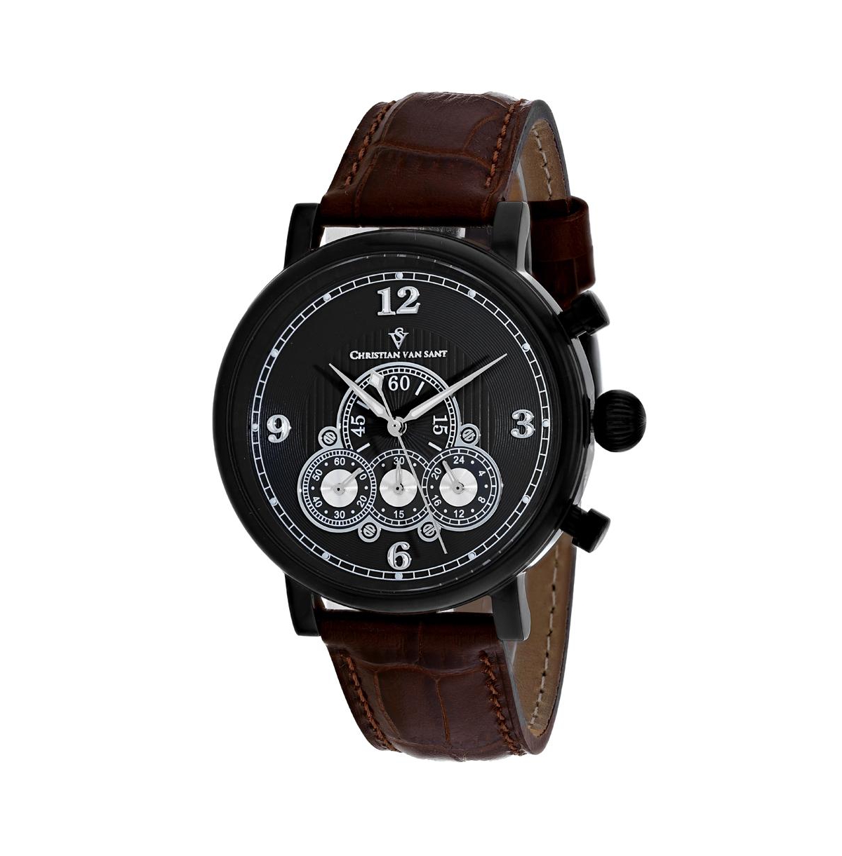 Click here for Christian Van Sant Mens Black Dial Watch - CV0713... prices