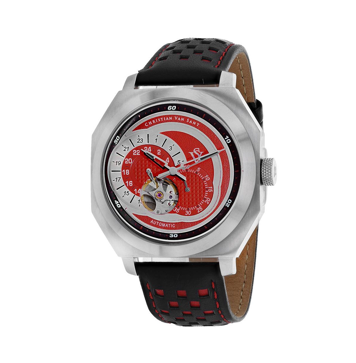 Click here for Christian Van Sant Mens Machina Red Dial Watch - C... prices