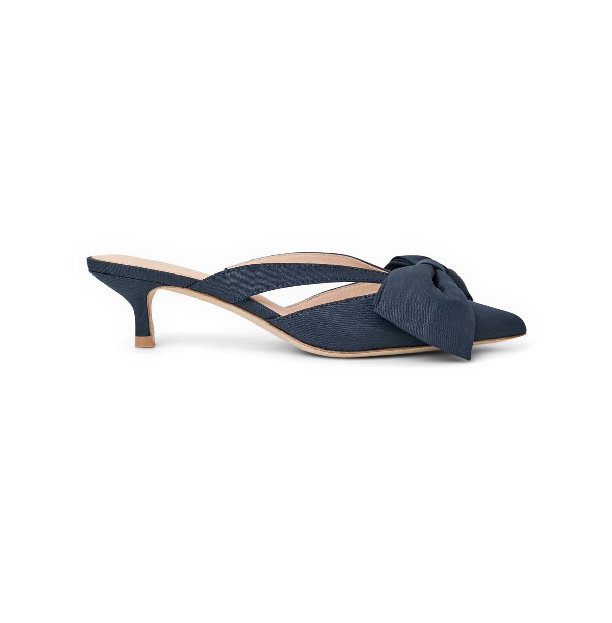 Click here for Cynthia Bow Mule - Fabric - Indigo prices
