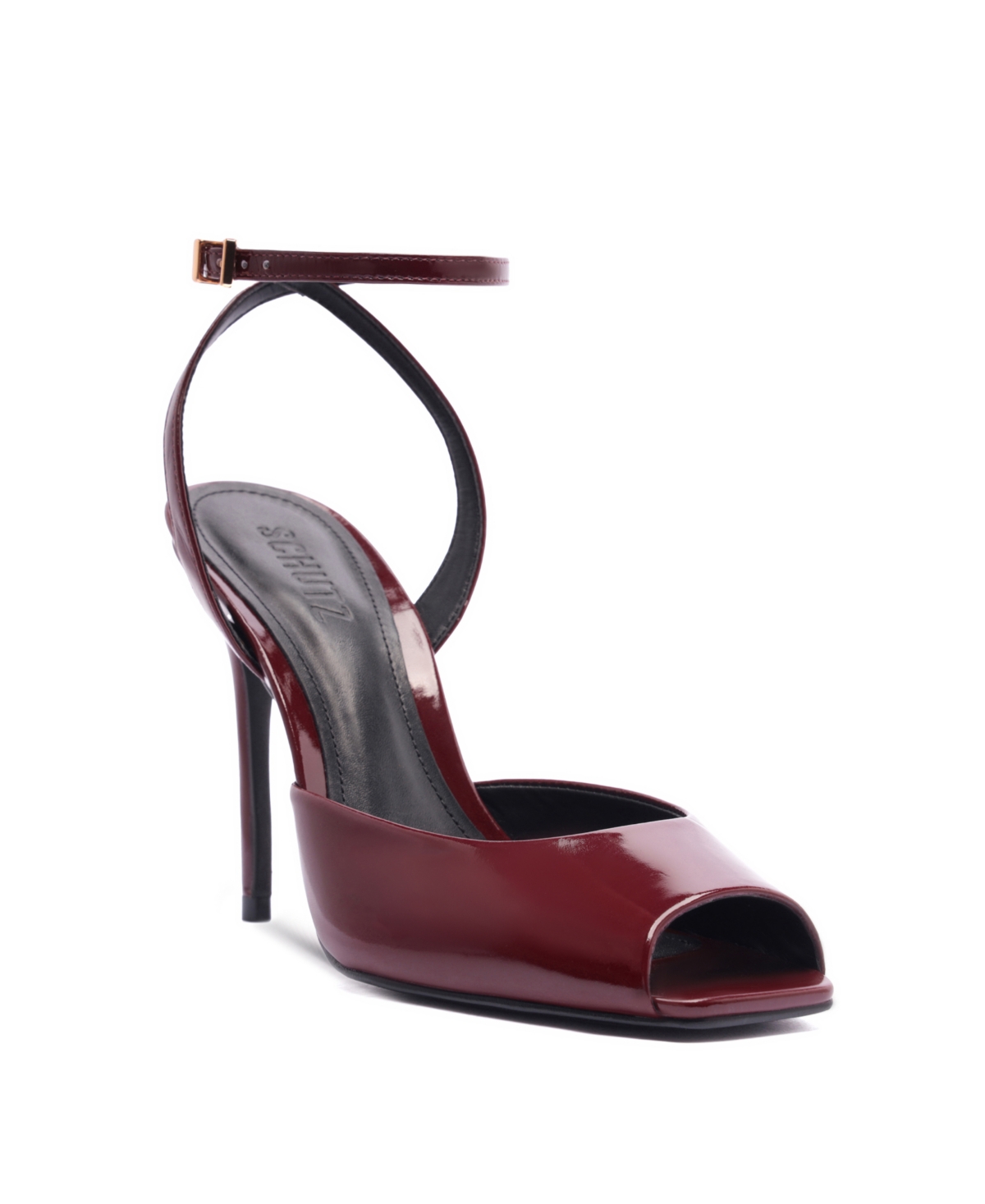 Click here for Schutz Womens Estella Square Toe Pumps - Vino Palm... prices